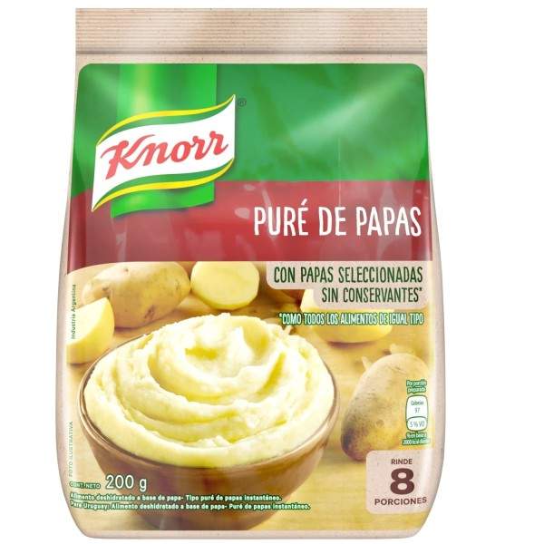 Pure De Papas Instantaneo Knorr Bolsa X200Gr. – SUPER 22 DE OCTUBRE