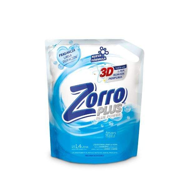 Jabon Liquido Zorro Plus Blues Power X 1.4 Lts – SUPER 22 DE OCTUBRE
